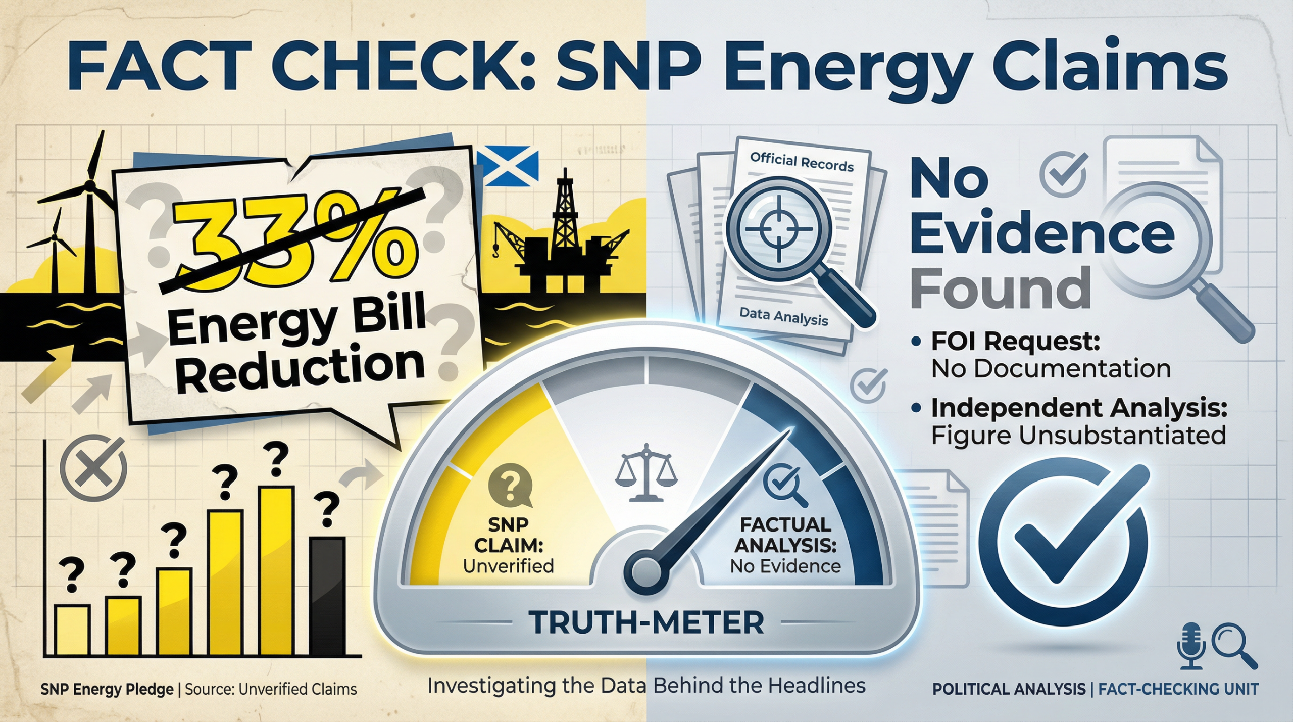 Fact Check: SNP’s ‘One-Third Off’ Energy Bill Claim Lacks Evidence ...